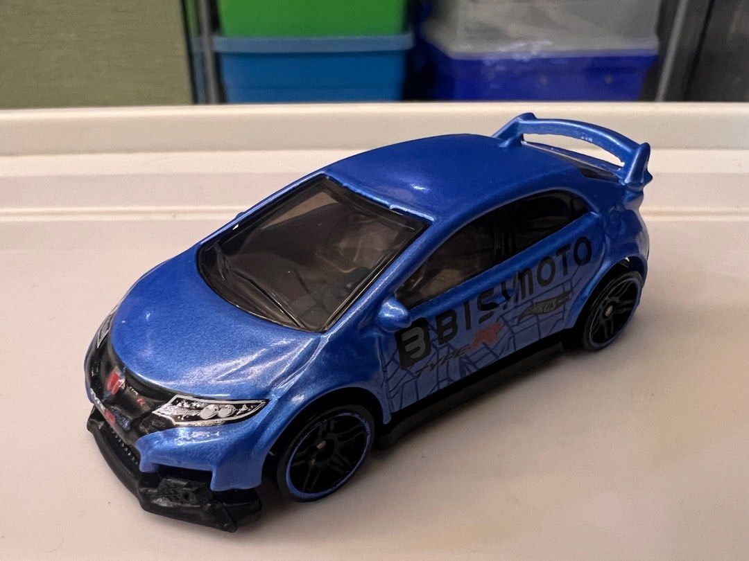 Hotwheels Honda Civic Type R Blue BISIMOTO Unrivet Loose, Hobbies ...