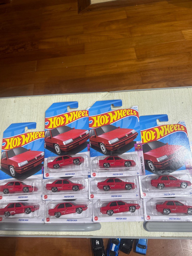 Hotwheels Proton Saga premium car culture, Hobbies & Toys, Toys & Games ...