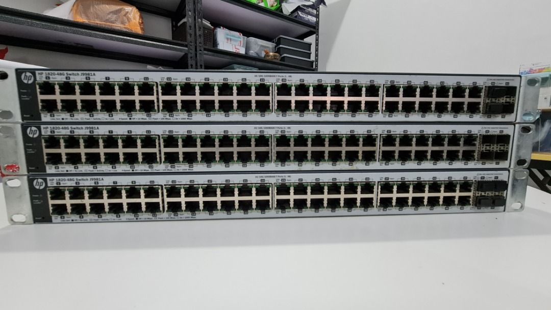 HPE OfficeConnect 1820 48G Network Switch (J9981A) Managed with 4 SFP ...