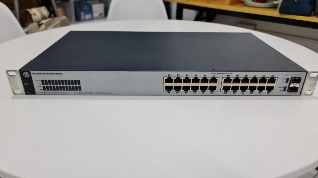 HPE OfficeConnect 1820 24G Network Switch (J9980A), Computers & Tech ...