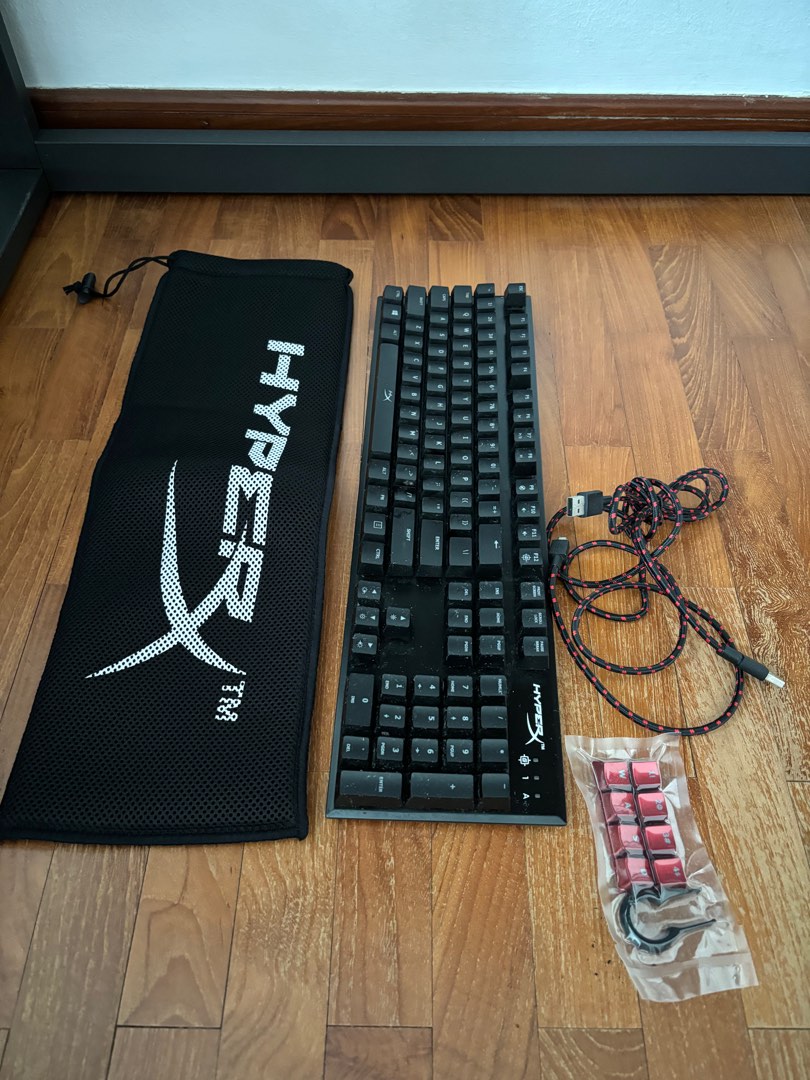 HyperX HX-KB1BL1-NA/A1 Alloy FPS Mechanical Gaming Keyboard, Full size ...