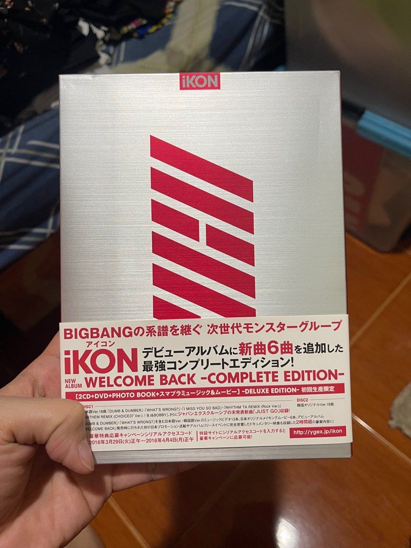 Ikon Welcome Back Complete Edition First Limited 2 CD Blu-ray Japan ...