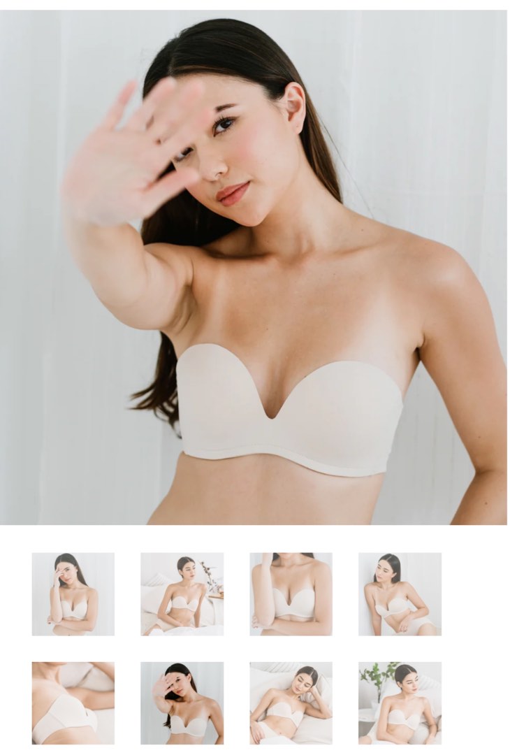 Iminxx 5th Gen 100% Non-Slip Strapless Bra 32A/70A, Women's Fashion, New Undergarments ...
