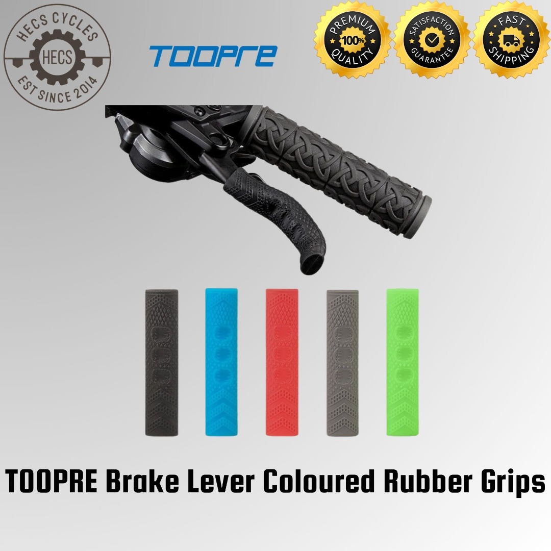 TOOPRE Brake Lever Coloured Rubber Grips Mountain Bike Road Bike Fixie ...