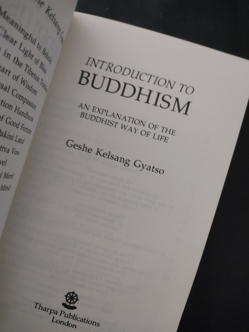 Introduction to Buddhism by Geshe Kelsang Gyatso, Hobbies & Toys, Books & Magazines, Fiction ...