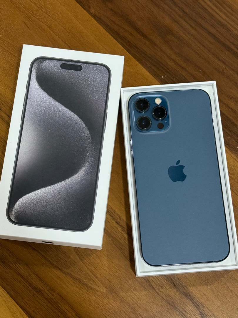 iPhone 12 Pro Max Pacific Blue 128GB, Mobile Phones & Gadgets, Mobile ...