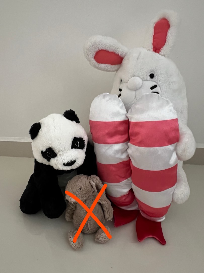 Jelly Cat Bunny, panda, sushi doll, Hobbies & Toys, Toys & Games on ...