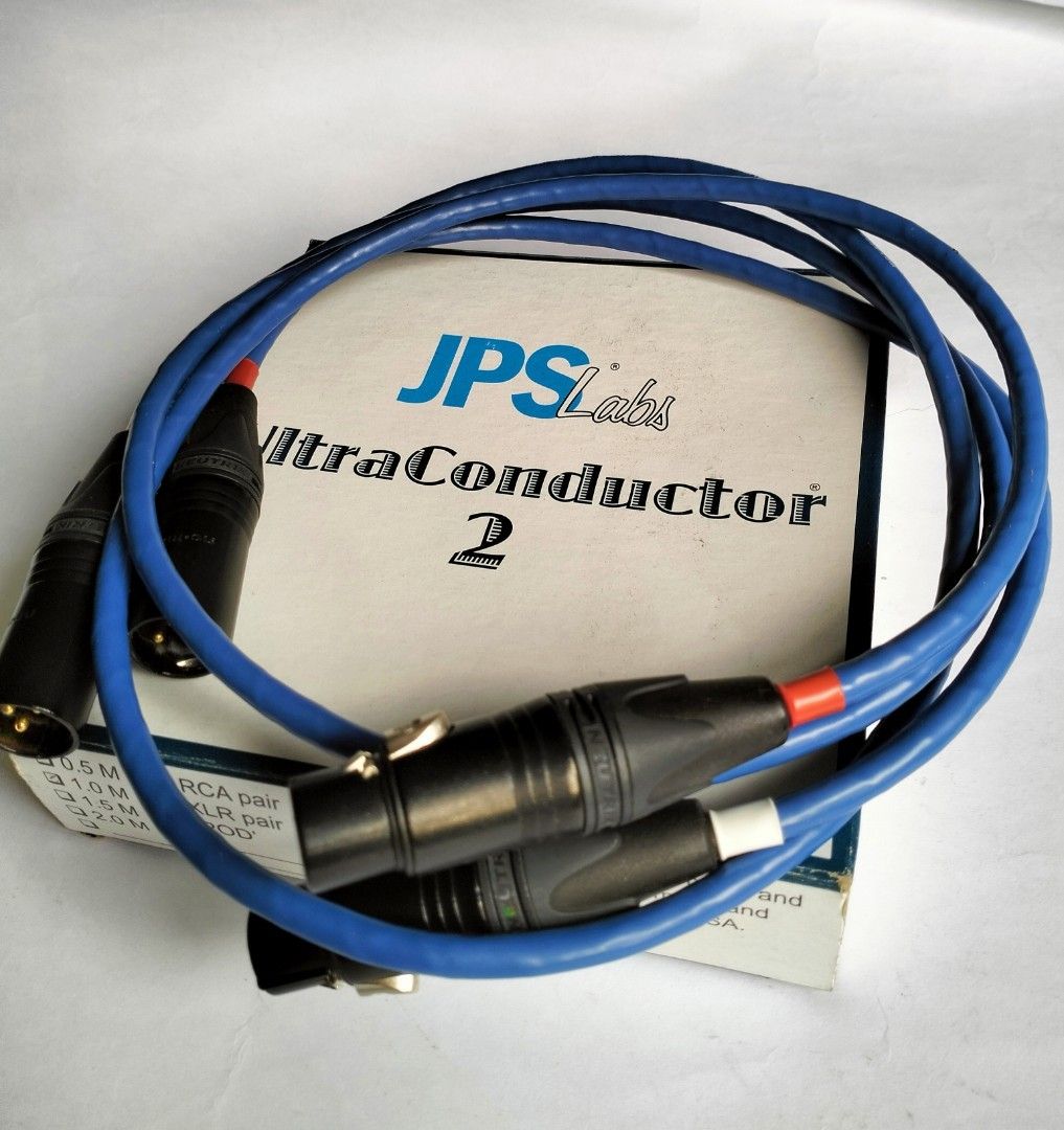 JPS Ultra conductor 2 XLR interconnect, Audio, Other Audio Equipment on ...