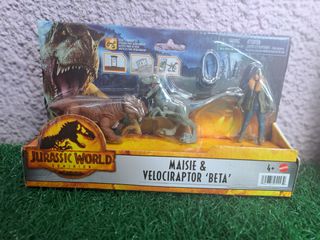 Jurassic World Dominion Maisie & Velociraptor Beta Dinosaur ...
