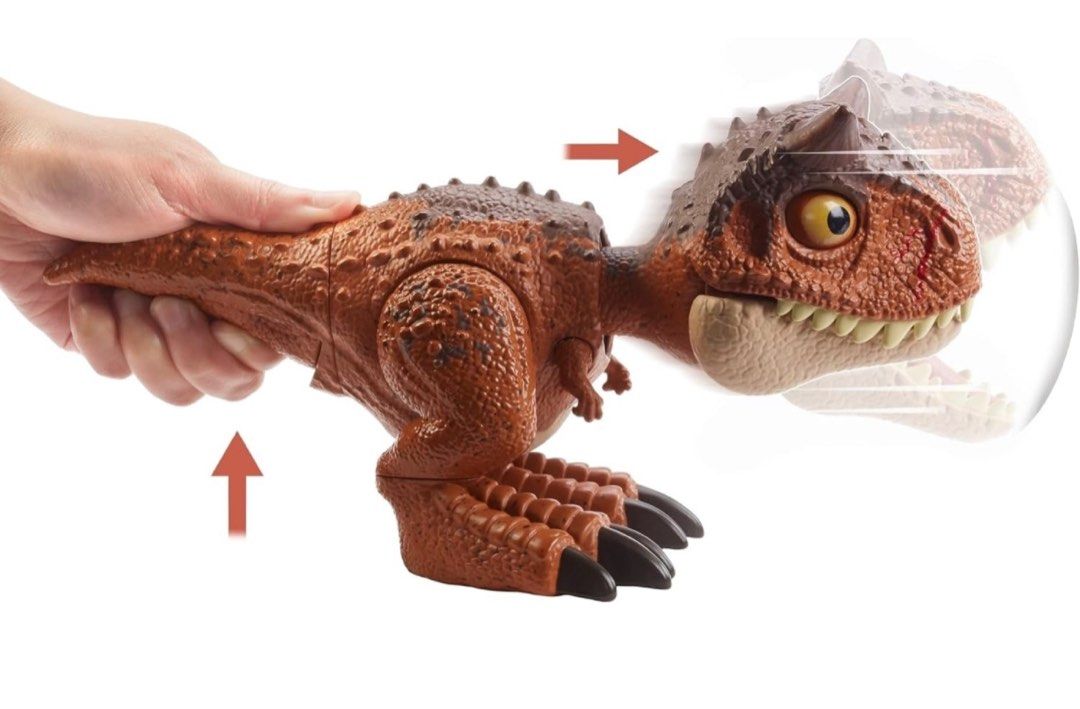 Jurassic World HBY84 World Wild Chompin Carnotaurus Toro Figure Toy ...