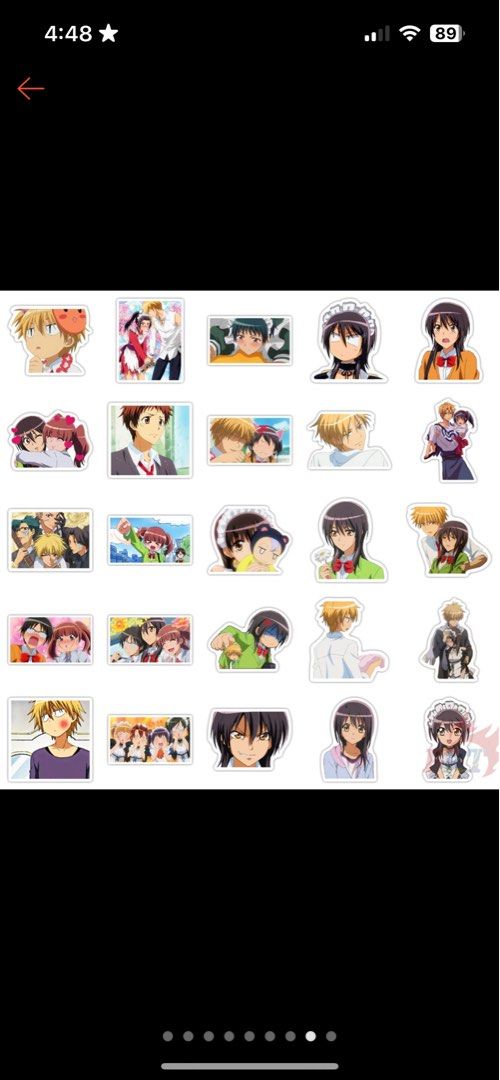 Kaichou wa Maid-sama Stickers, Hobbies & Toys, Stationery & Craft, Art ...