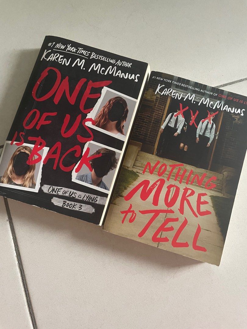 KAREN M MCMANUS - One of us is back & Nothing more to tell, Hobbies ...