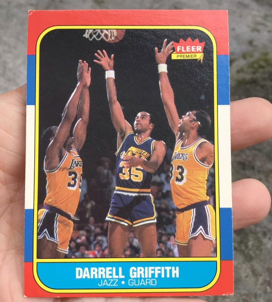 KARTU BASKET DARRELL GRIFFITH LTB NBA FLEER PREMIERE 1986, Toys ...