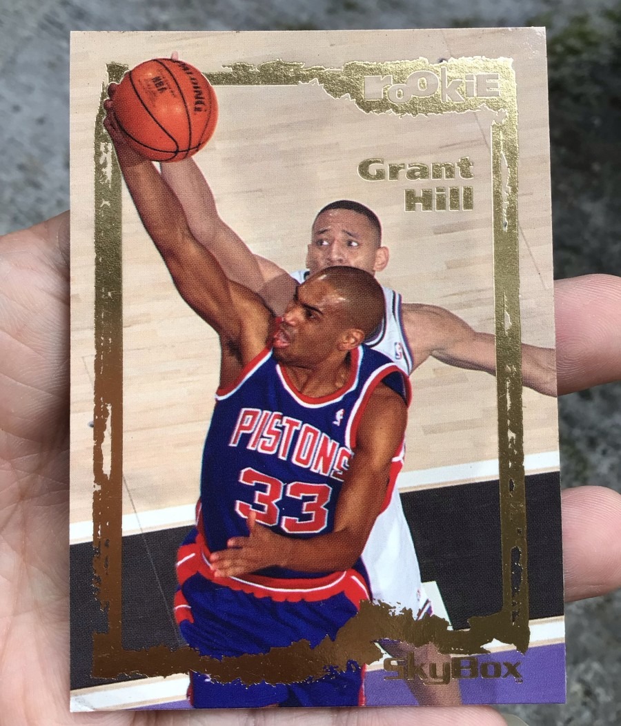 KARTU BASKET GRANT HILL ROOKIE SKY BOX NBA LTB 1995, Toys ...