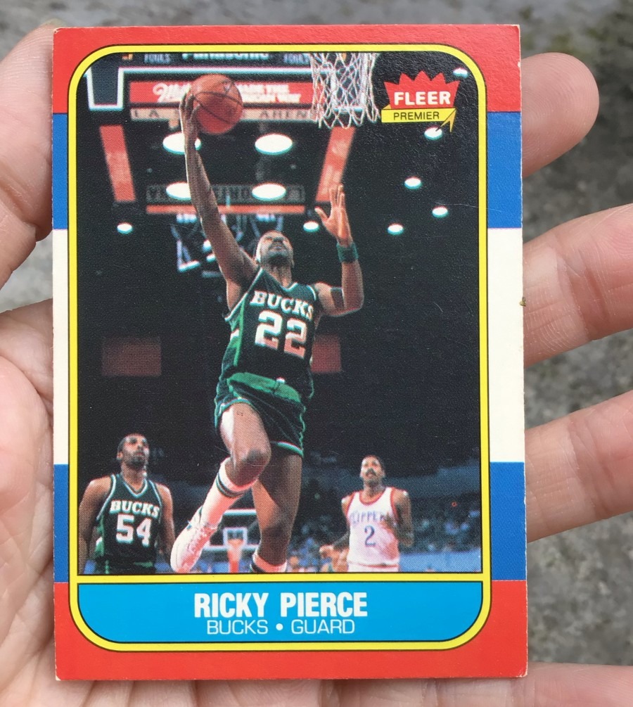 KARTU BASKET RICKY PIERCE LTB NBA FLEER PREMIERE 1986, Toys ...