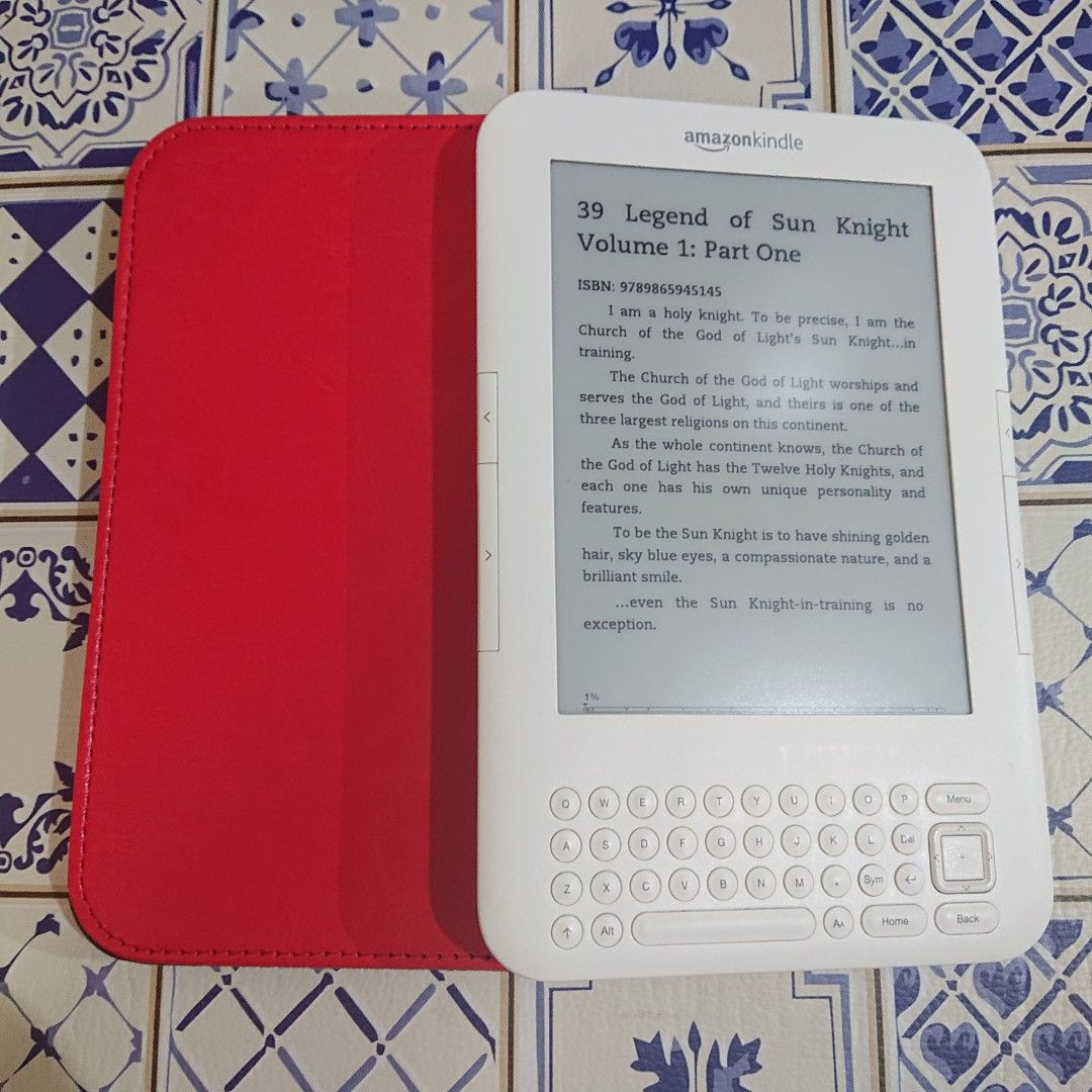 Kindle Keyboard (White), Mobile Phones & Gadgets, E-Readers on Carousell