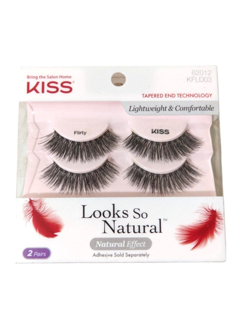 KISS Looks So Natural Lash Band - Flirty 2 Pairs, Beauty & Personal ...