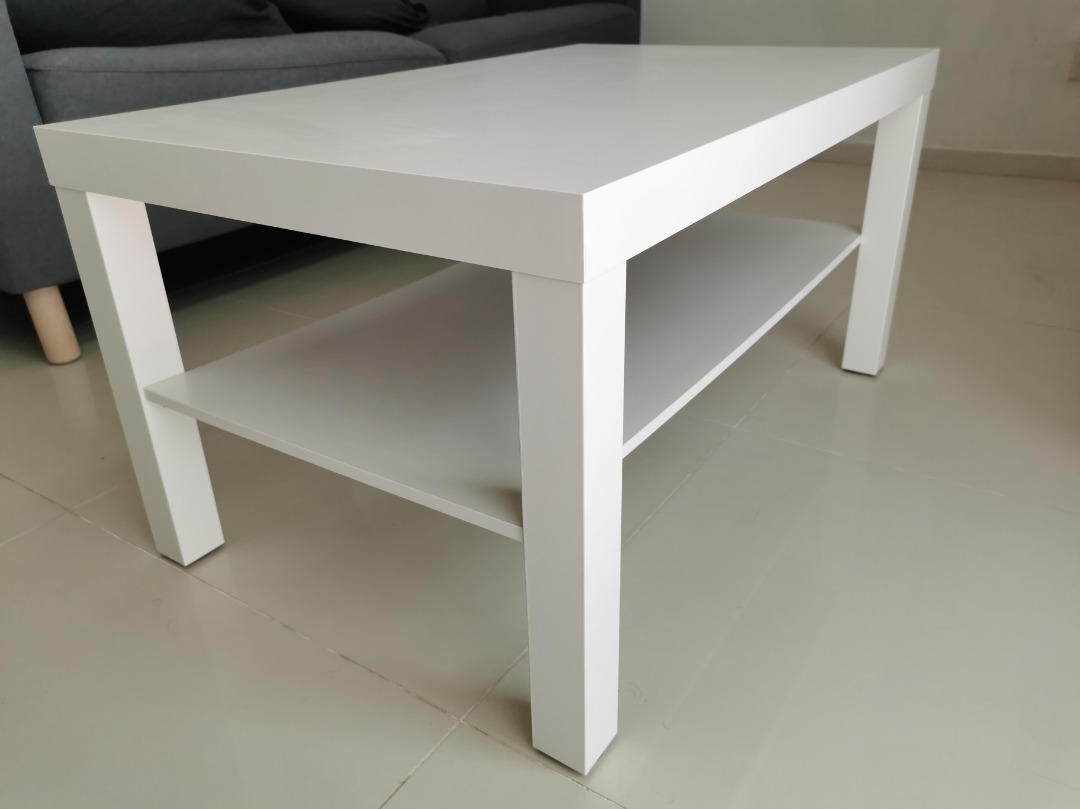 LACK - Coffee table - White, Furniture & Home Living, Furniture, Tables ...