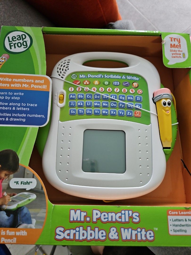 Leapfrog Mr Pencil and Scribble, Babies & Kids, Infant Playtime on ...