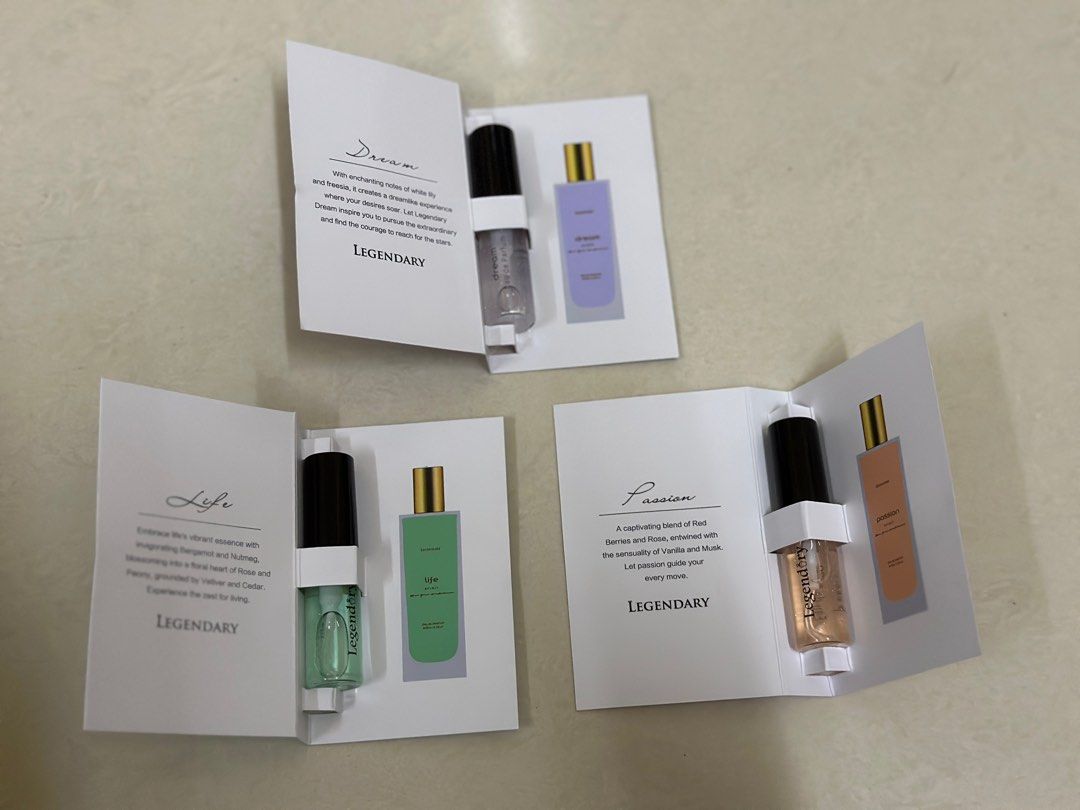 Legendary Perfume Spirit Series - 3ml x3, Beauty & Personal Care ...