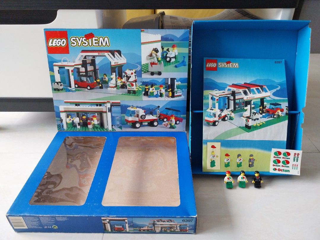 Lego 6397 - Octan Gas 'N' Wash Express (USED), Hobbies & Toys, Toys ...