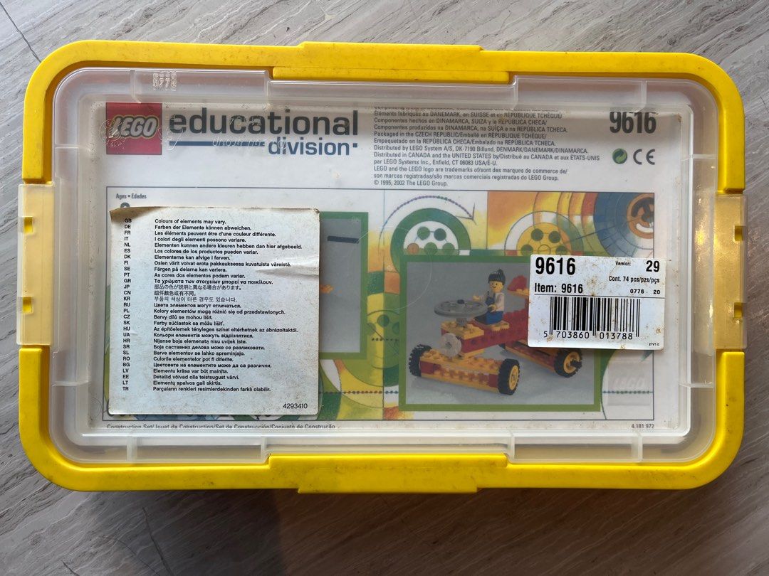 LEGO Educational Division Wheels and Axels Mini Set (9616), Hobbies ...