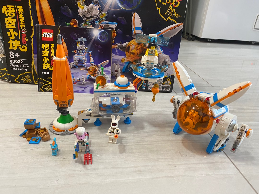 LEGO Monkie Kid 80032 Chang’e Moon Cake Factory (609 Pieces), Hobbies ...