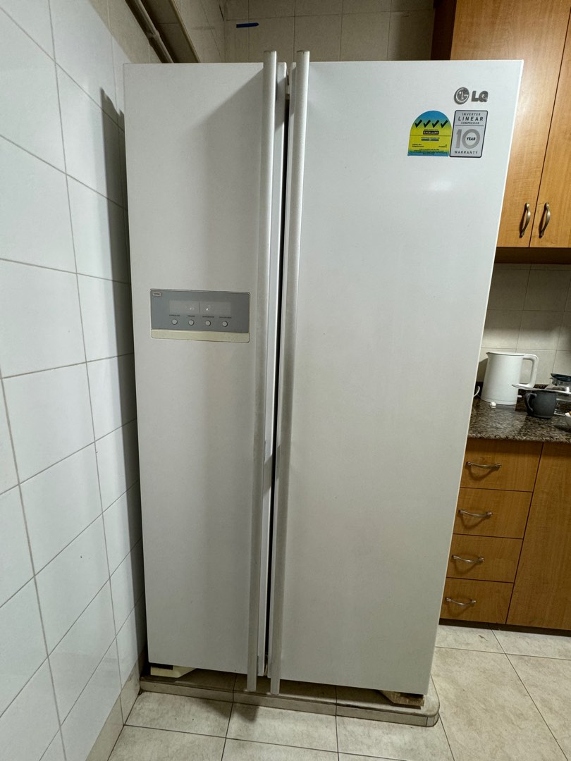 LG 528L Fridge, GR-B208BVQ, side by side, TV & Home Appliances, Kitchen ...