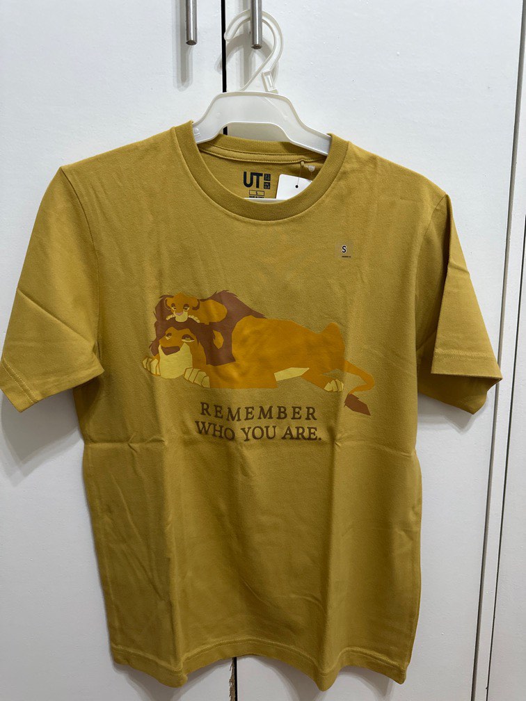 Lion King Uniqlo Shirt, Men's Fashion, Tops & Sets, Tshirts & Polo ...