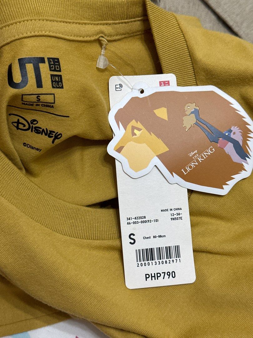 Lion King Uniqlo Shirt, Men's Fashion, Tops & Sets, Tshirts & Polo ...