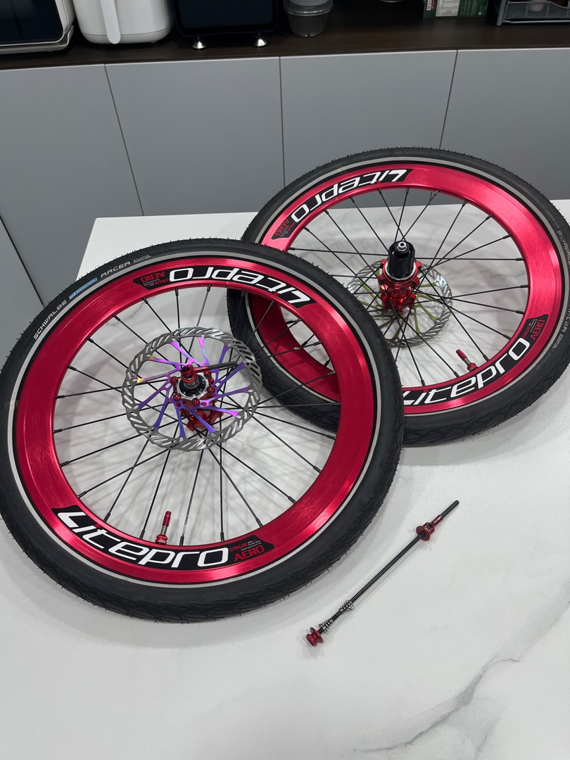 Litepro 406 aero high profile rims, Sports Equipment, Bicycles & Parts ...
