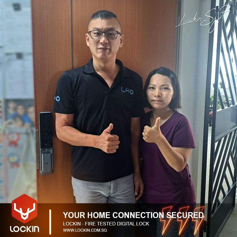 LOCKIN Digital lock / SV40 + MODEL V, Furniture & Home Living, Security ...