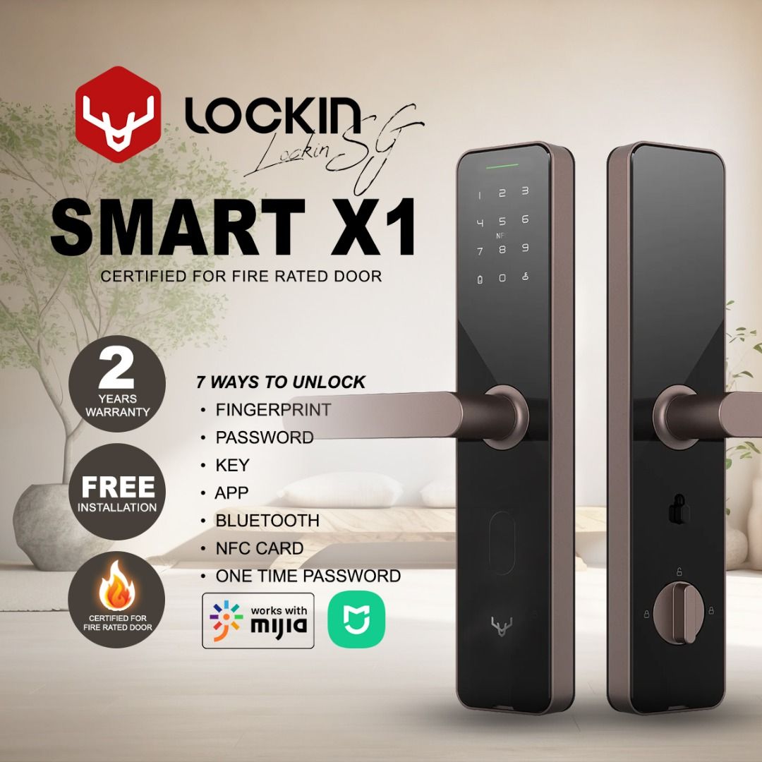 Lockin X1 / Digital Lock Singapore / Smartlock, Furniture & Home Living ...