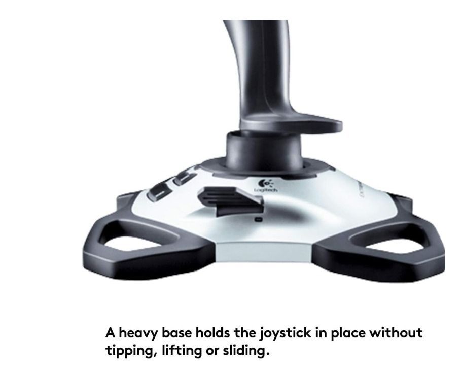 Logitech Extreme 3D Pro Joystick (CL0353), Video Gaming, Gaming ...