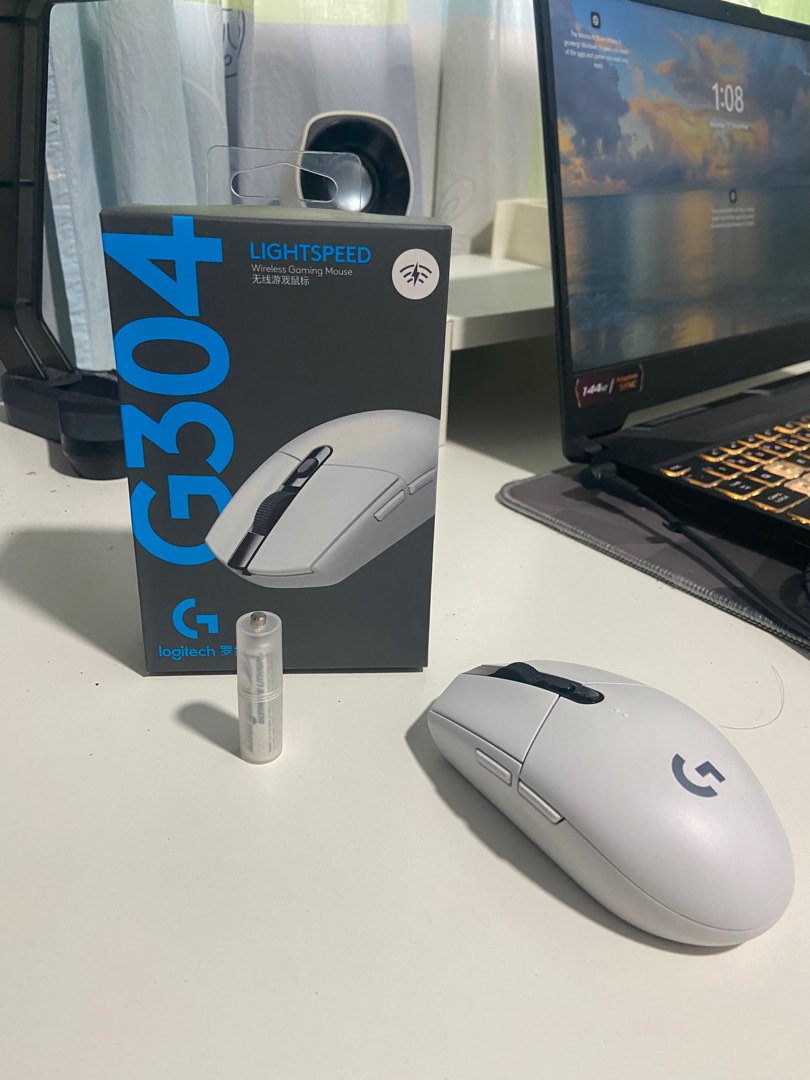 Logitech G304 White, Computers & Tech, Parts & Accessories, Mouse ...