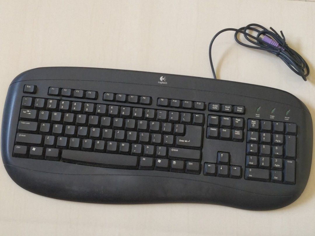 Logitech Ps 2 Keyboard Computers And Tech Parts And Accessories Computer Keyboard On Carousell