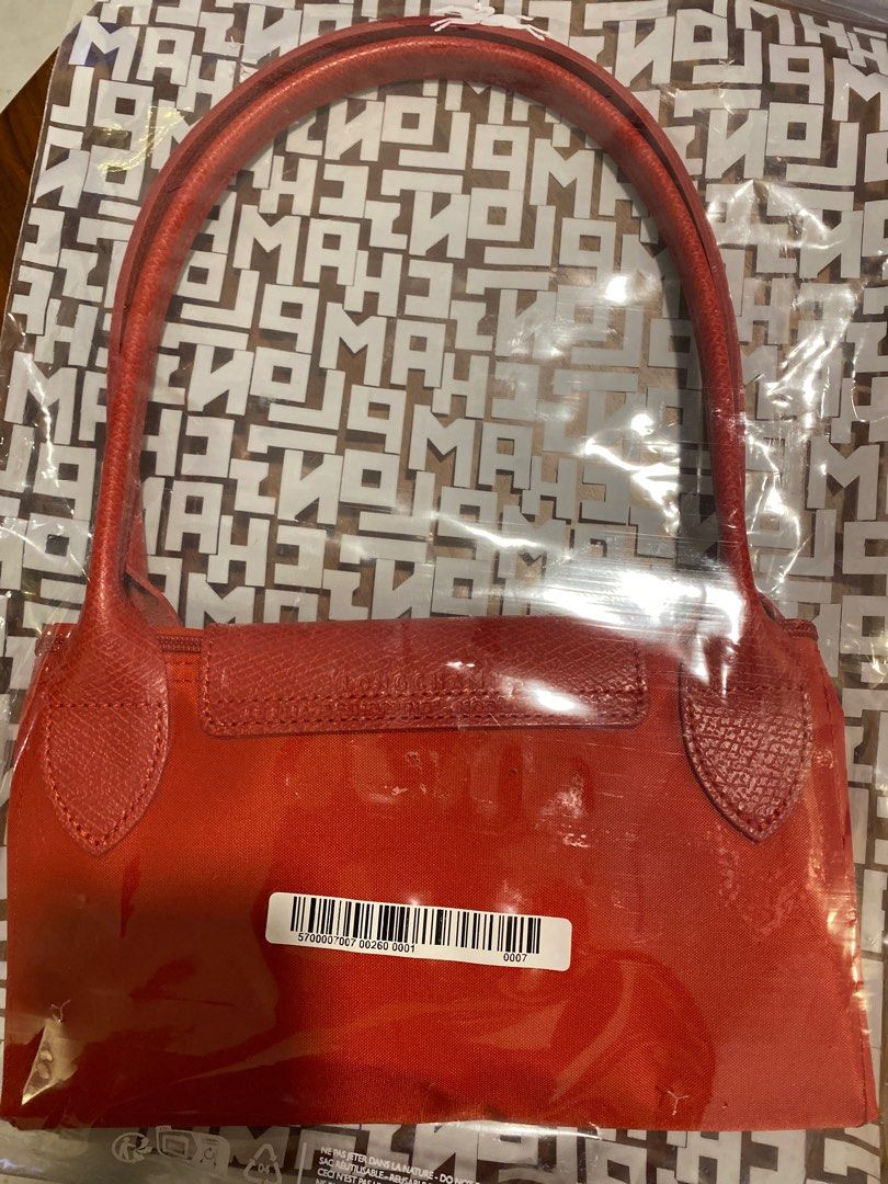 Longchamp le pliage M Tomato, Women's Fashion, Bags & Wallets, Shoulder ...