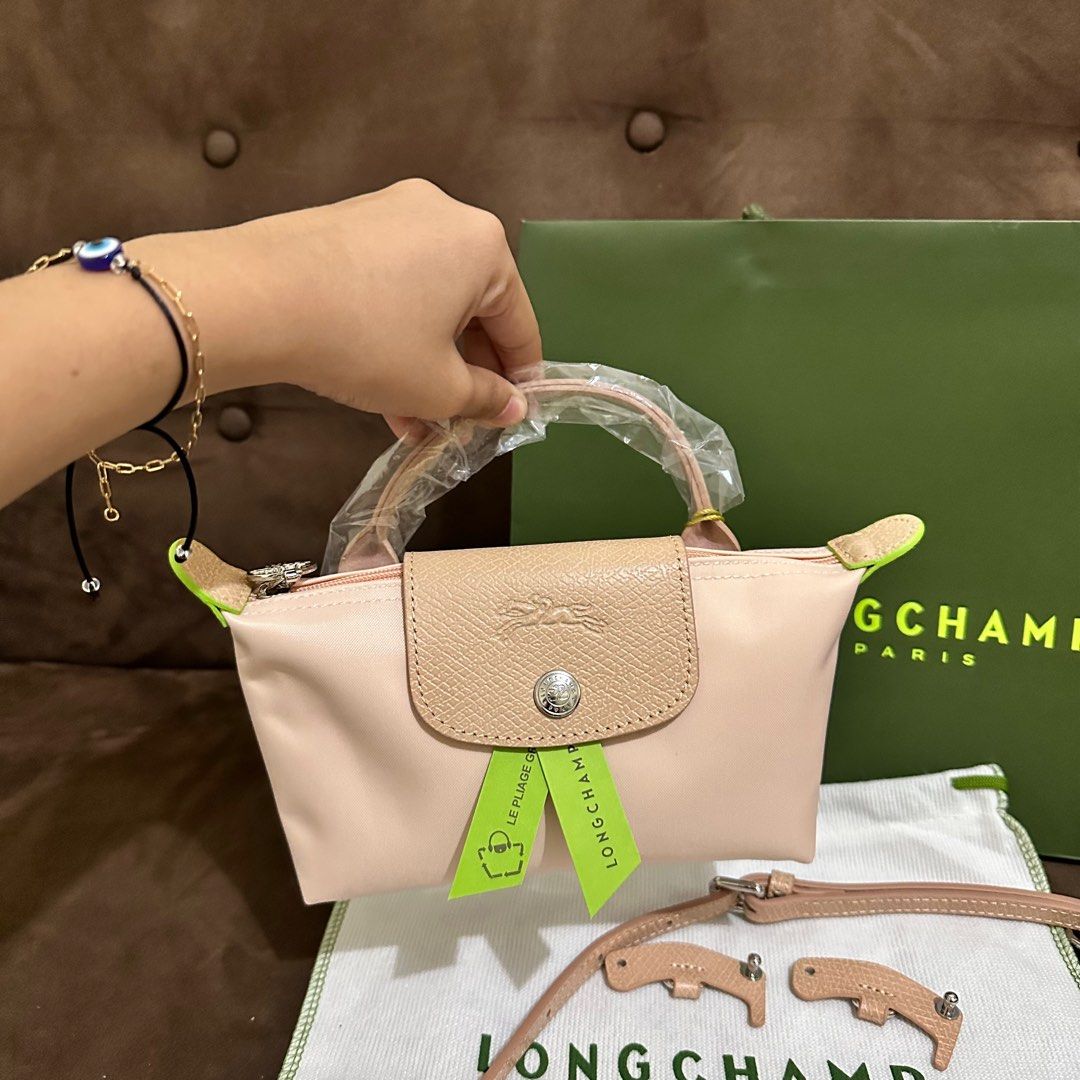 Longchamp Mini Le Pliage with sling, Luxury, Bags & Wallets on Carousell