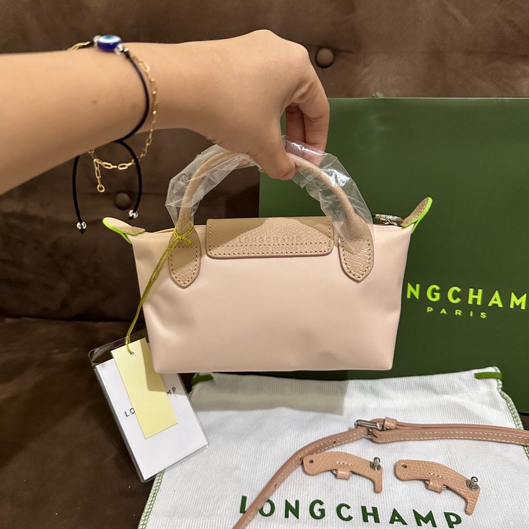 Longchamp Mini Le Pliage with sling, Luxury, Bags & Wallets on Carousell