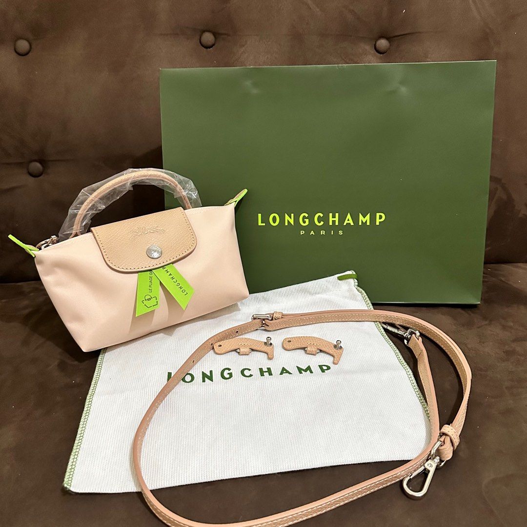Longchamp Mini Le Pliage with sling, Luxury, Bags & Wallets on Carousell