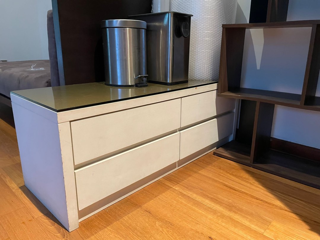 Low set drawers, Furniture & Home Living, Furniture, Shelves, Cabinets & Racks on Carousell