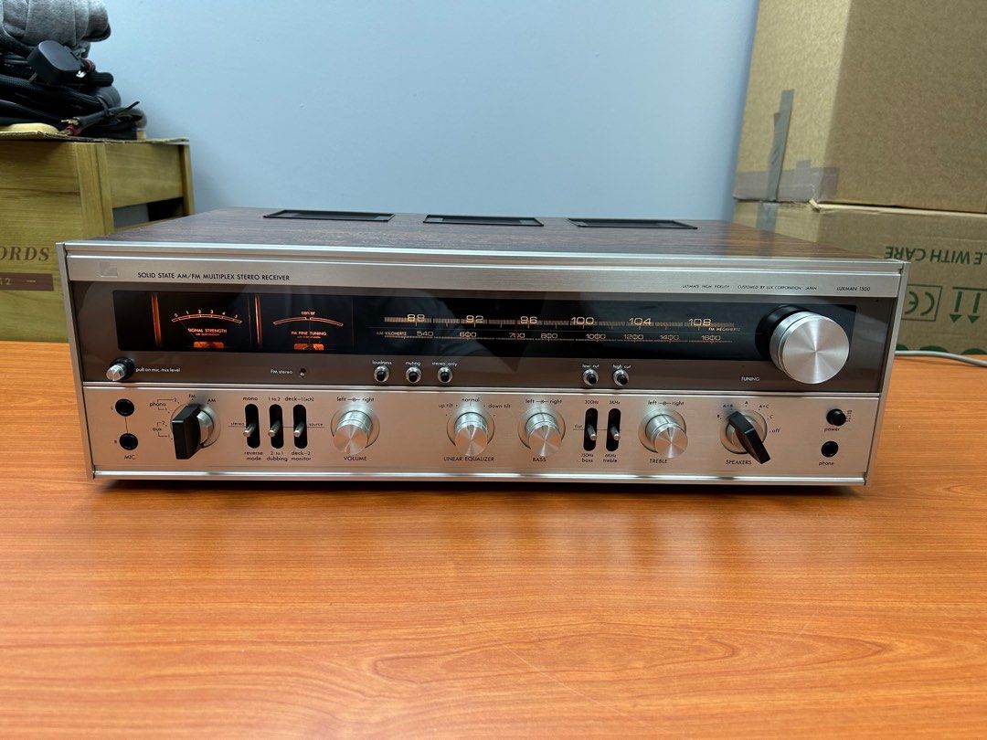 Luxman R-1500E FM/AM Stereo Receiver, Audio, Soundbars, Speakers ...