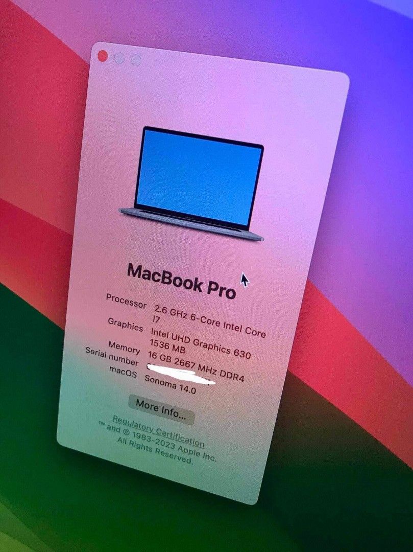 Macbook Pro 2019 I7-9th Gen, Computers & Tech, Laptops & Notebooks on ...