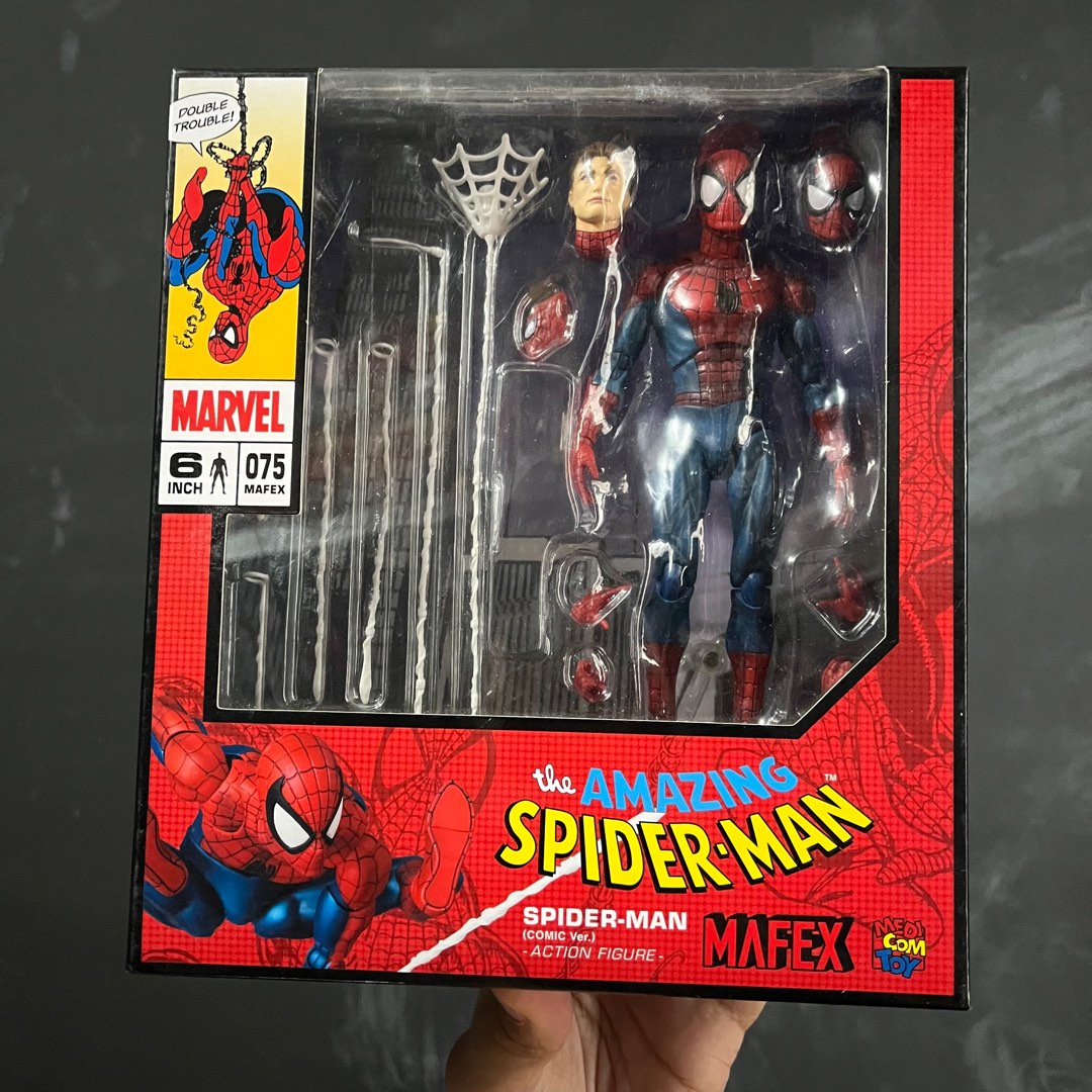 Mafex 075 Spider-Man 1st Release, Hobbies & Toys, Toys & Games on Carousell