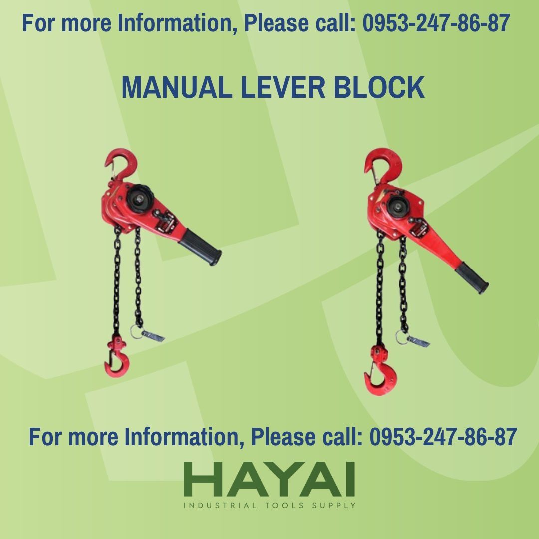 MANUAL LEVER BLOCK, Commercial & Industrial, Construction Tools ...