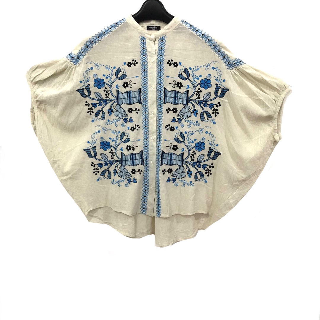Marble Sud Japan Ultralight Soft Artisans Organic Cotton Embroidered ...