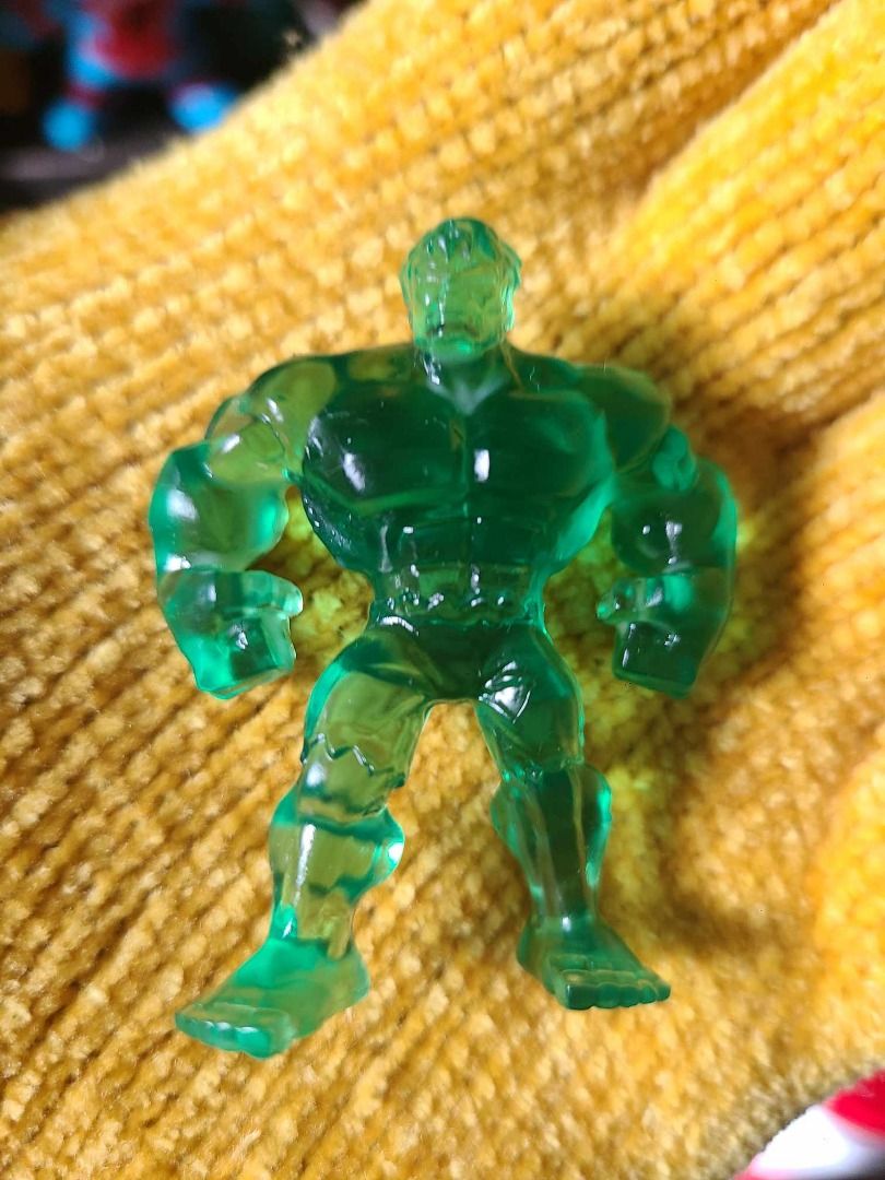 Marvel 500 Series 1 HULK TRANSLUCENT GREEN 2015 2" Inch Micro Figure ...
