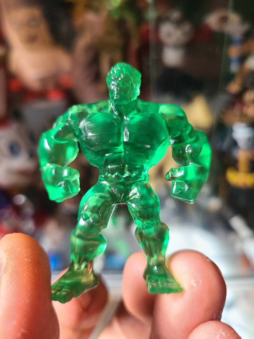 Marvel 500 Series 1 HULK TRANSLUCENT GREEN 2015 2" Inch Micro Figure ...