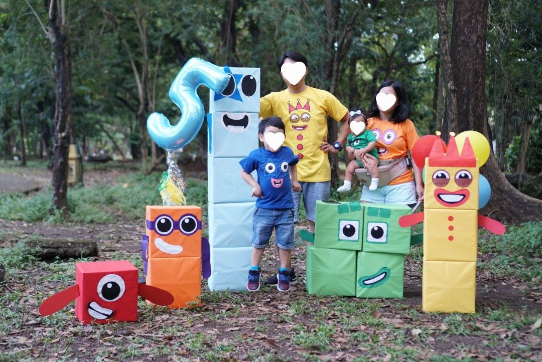 Matching Family Outfit (Number Blocks), Babies & Kids, Babies & Kids ...