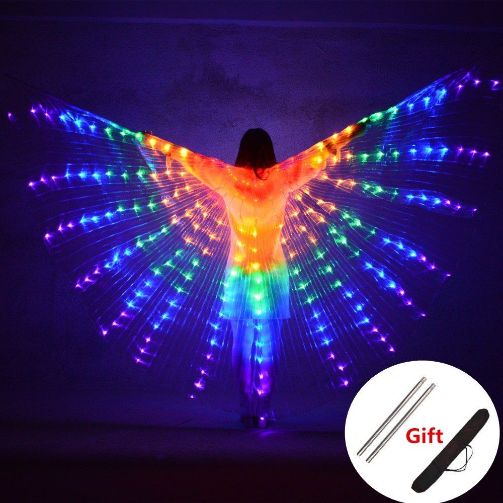Mermaid dress + LED Wing Costume Adult for party, Women's Fashion ...